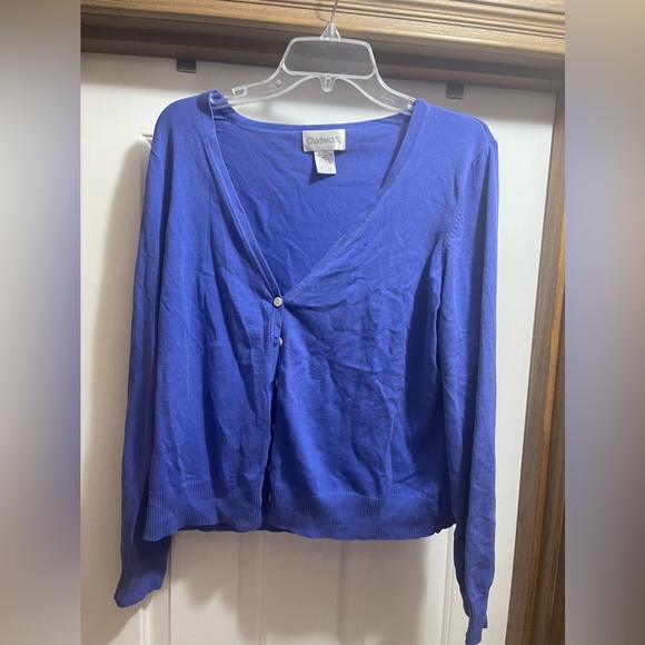 Chadwicks | Sweaters | Chadwick Blueish Purple Cardigan Xl | Poshmark
